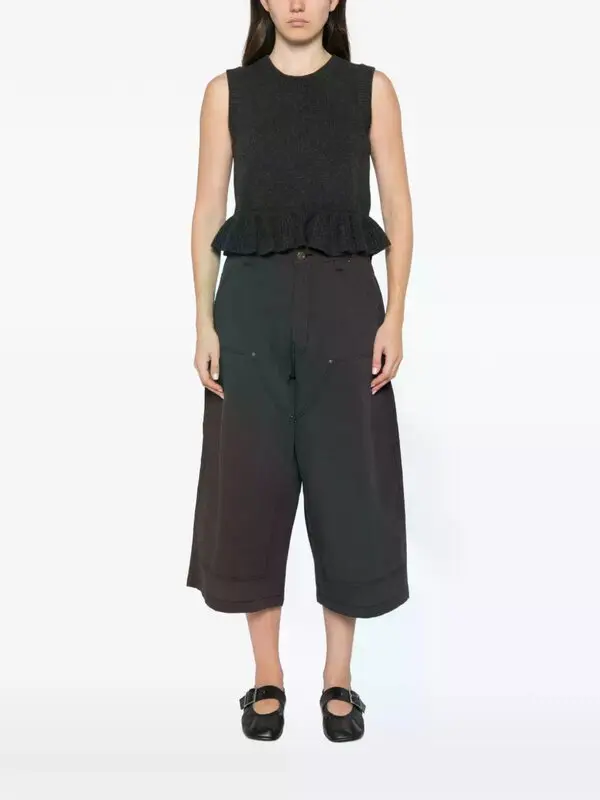 Cecilie Bahnsen Ruffled Button-back Vest