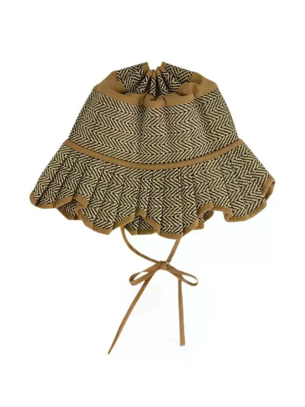 Lorna Murray Capri Herringbone-weave Hat
