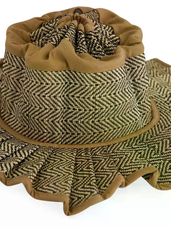 Lorna Murray Capri Herringbone-weave Hat