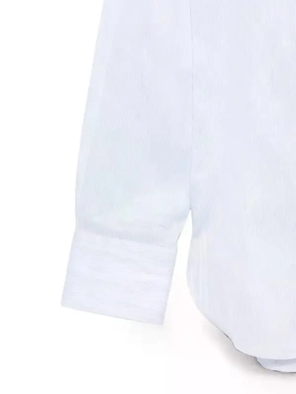 Zegna Micro-stripe Long-sleeve Shirt
