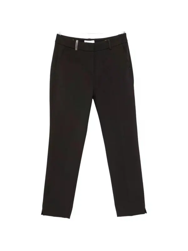 Peserico Logo-plaque Trousers