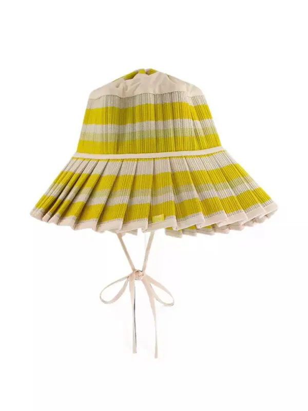 Lorna Murray Capri Striped Pleated Sun Hat