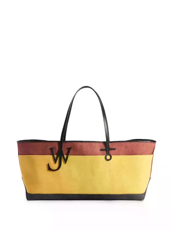 JW Anderson Stretch Anchor Logo-plaque Colour-block Tote Bag