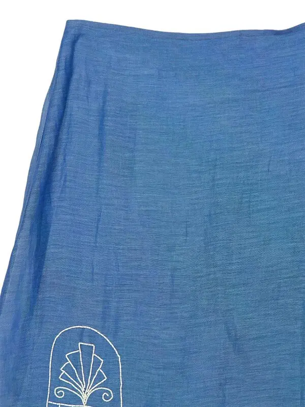ALEMAIS Alemas Yasmeen Embroidered Maxi Skirt