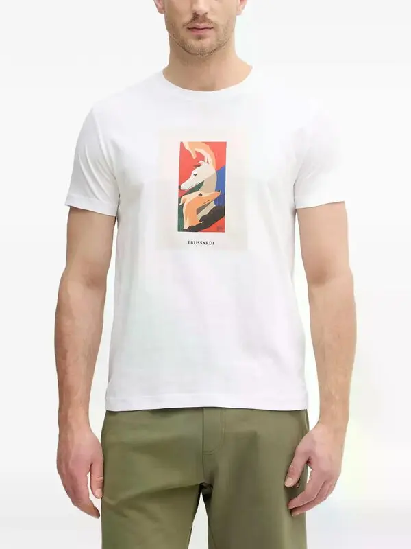 TRUSSARDI Graphic-print T-shirt