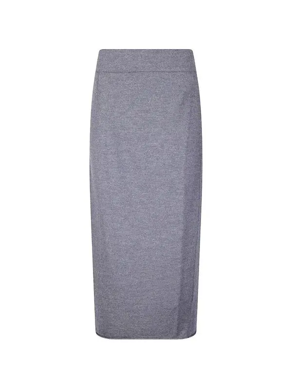 Labo.art Stretch-wool Midi Skirt
