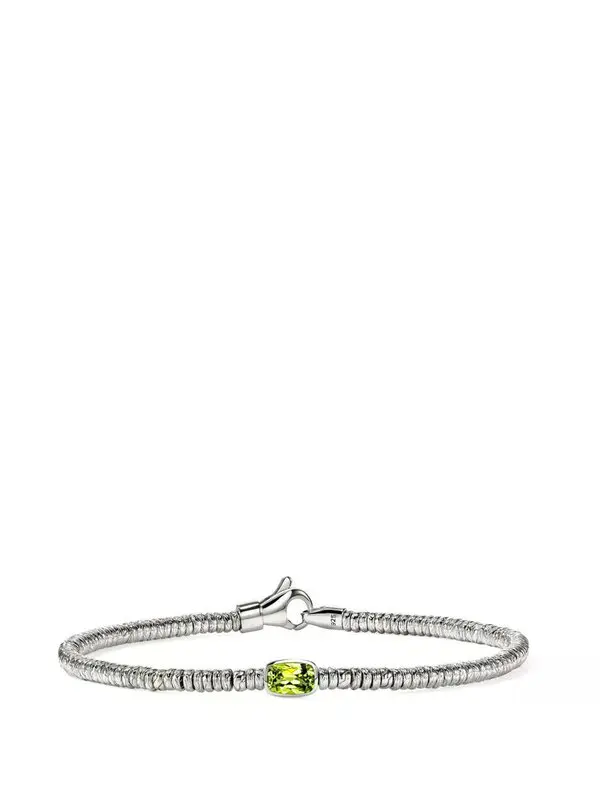 John Hardy Sterling Peridot Bracelet - Silver
