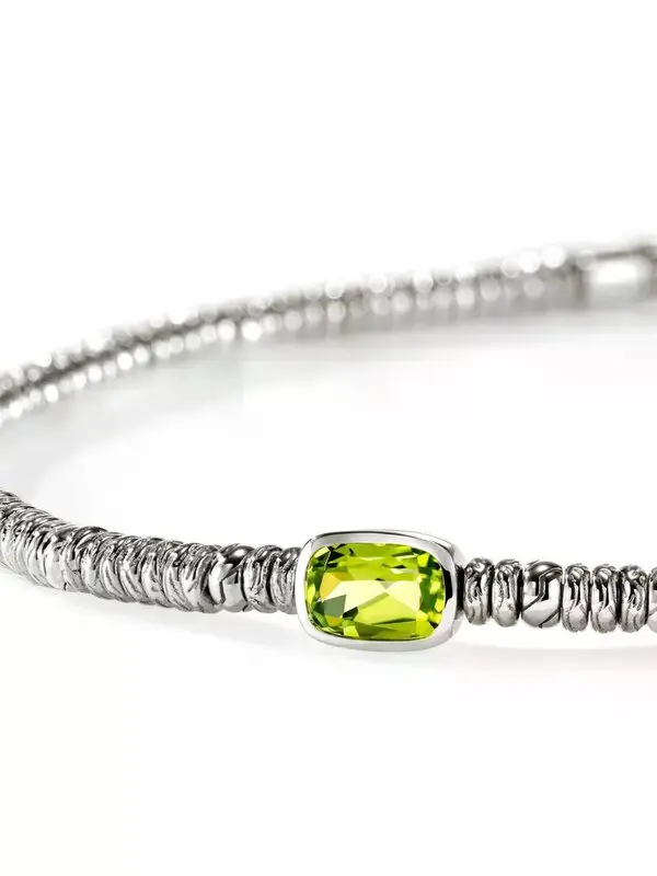John Hardy Sterling Peridot Bracelet