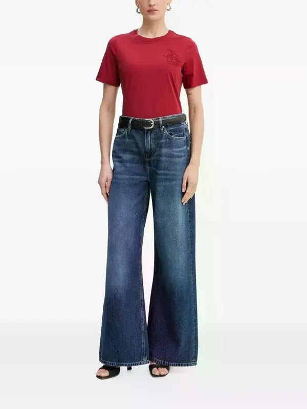 TRUSSARDI Cotton T-shirt - Red