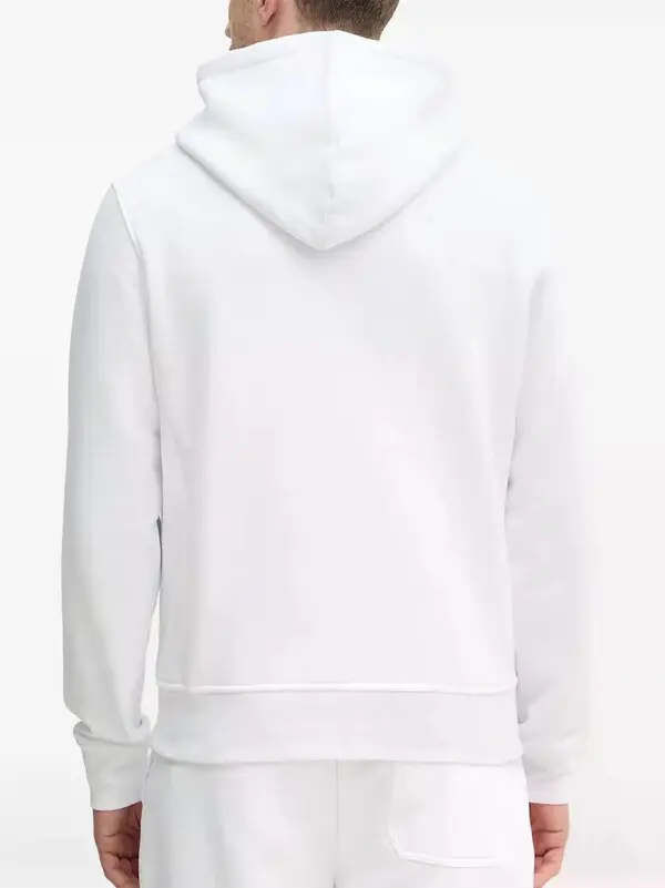 TRUSSARDI Long Sleeve Hoodie With Embroidered Logo