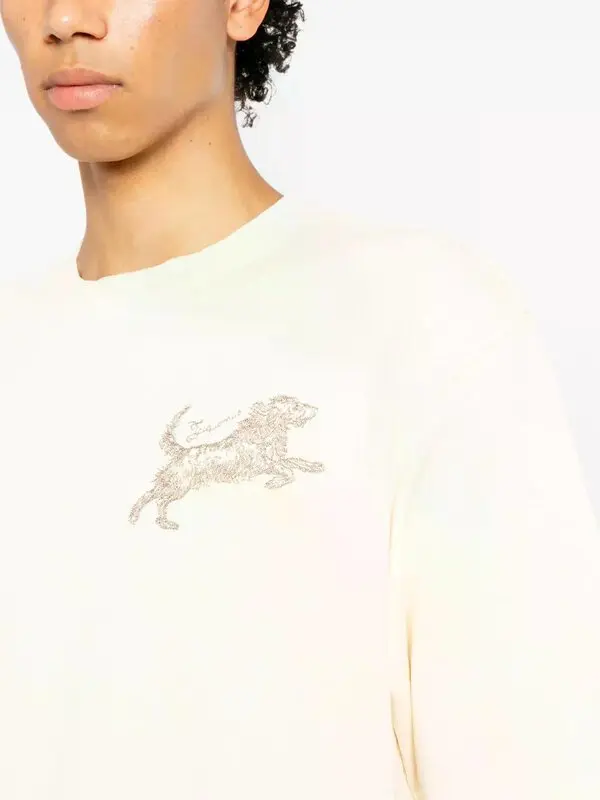 Jacquemus Dog-print Cotton T-shirt