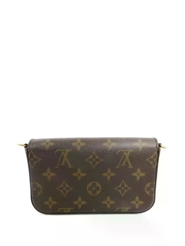 LOUIS VUITTON Félicie Strap & Go Cross Body Bag - Brown