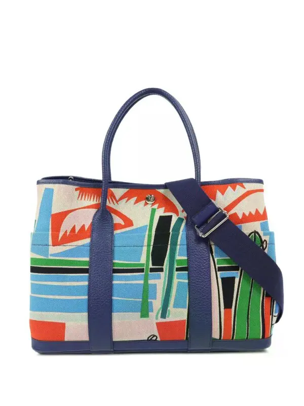 Hermès Pm Garden Party Two-way Handbag - Blue