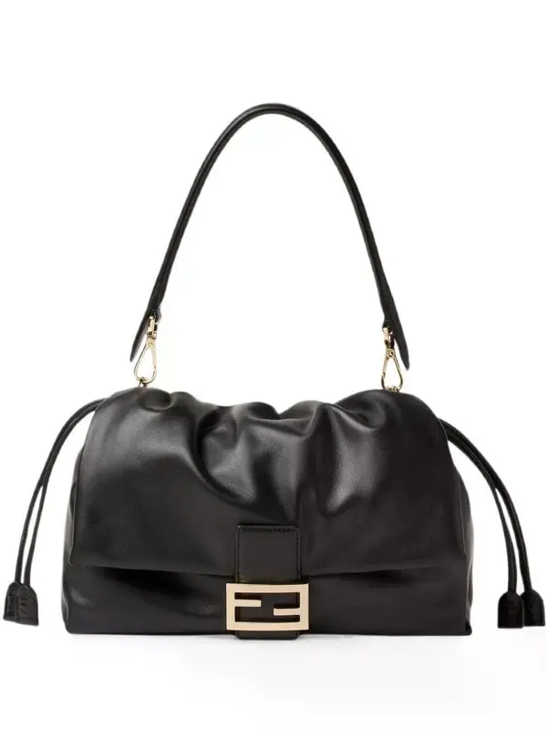 Fendi Baguette Leather Shoulder Bag