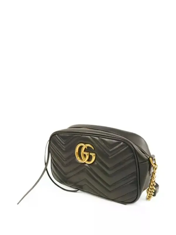 Gucci Gg Marmont Cross Body Bag - Black