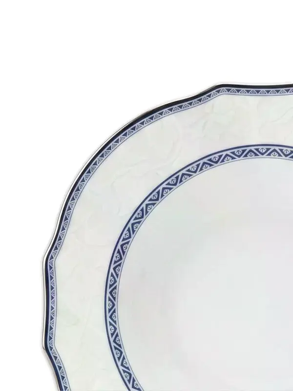 GINORI 1735 Jasmine Floral-embossed Soup Plate
