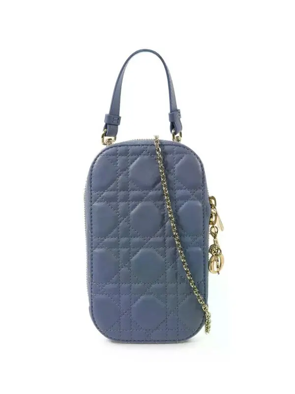 Dior Lady Phone Holder Bag - Blue