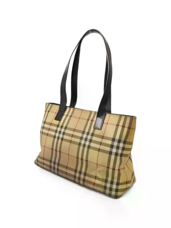 Burberry Haymarket Check Tote Bag