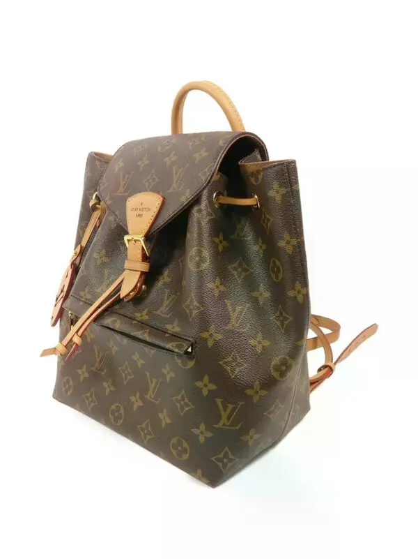 LOUIS VUITTON Montsouris Monogram Backpack - Brown
