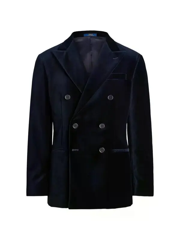 Polo Ralph Lauren Velvet Double-breasted Blazer