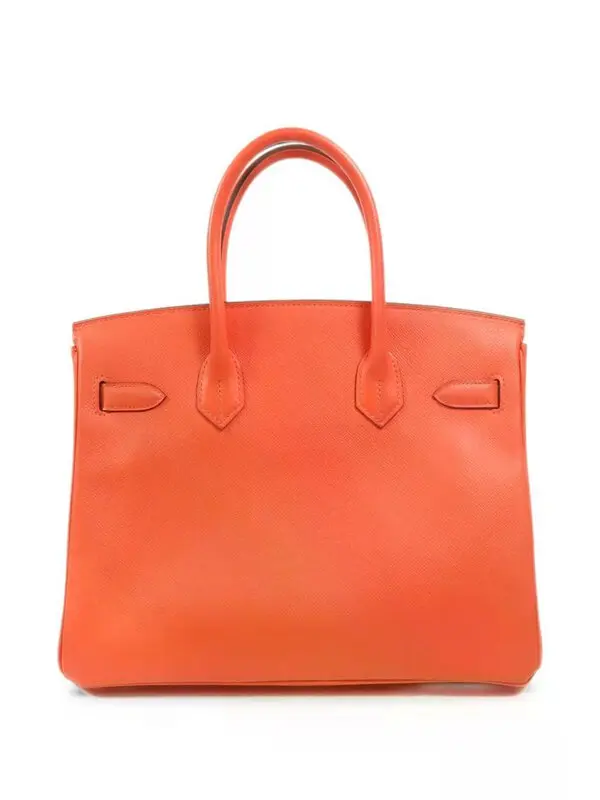 Hermès Birkin 30 Epsom Leather Handbag - Orange