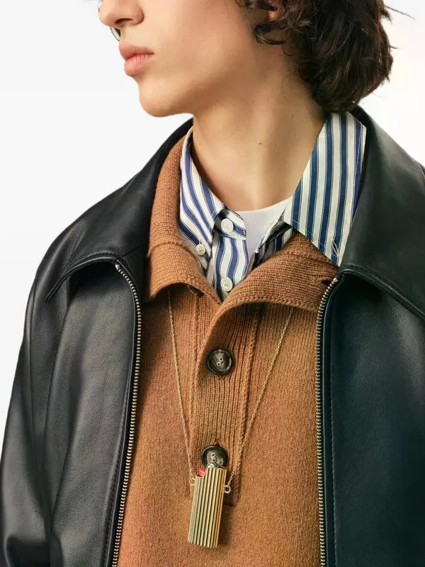 AMI Paris Lamb-leather Zipped Jacket
