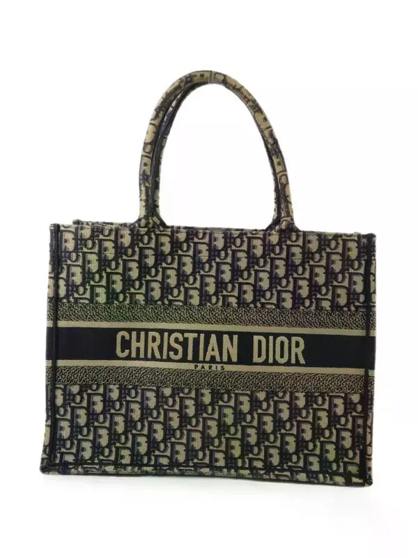 Dior Medium Book Tote Oblique Tote Bag