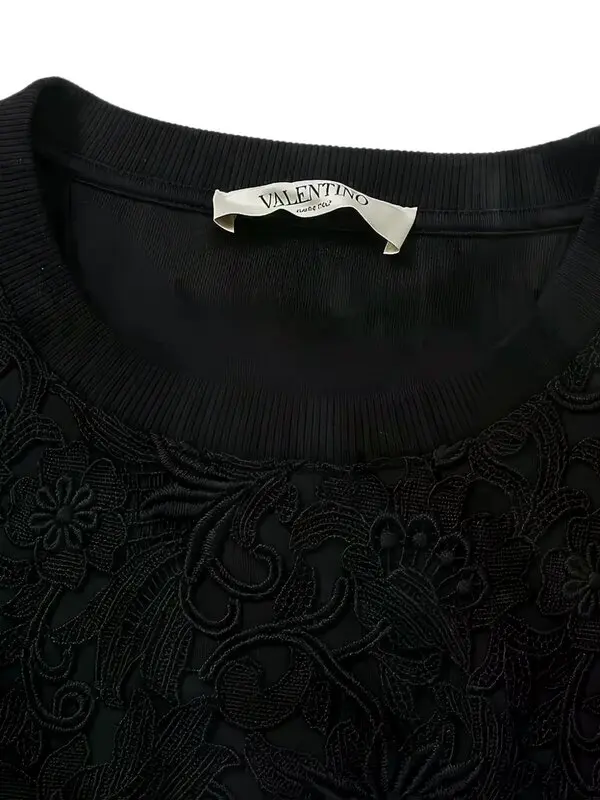 Valentino Garavani Lace-panel T-shirt