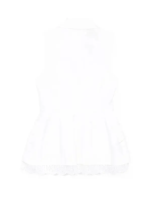 Dice Kayek Double-breasted Broderie-anglaise Jacket