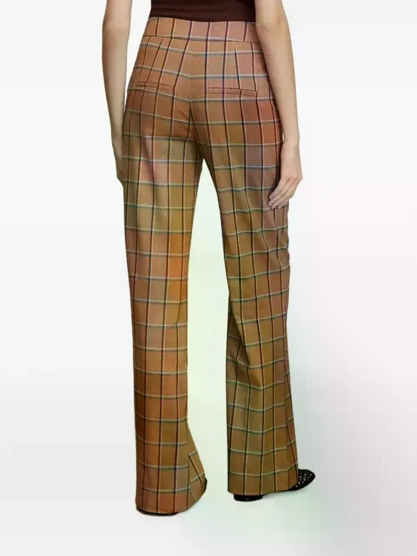 Veronica Beard Tonelli Check-pattern Trousers