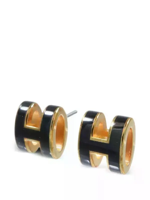 Hermès Mini Pop H Earrings - Gold
