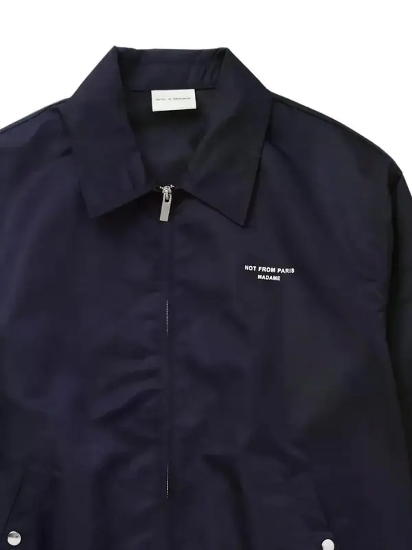 Drole De Monsieur Logo-print Zip-up Jacket