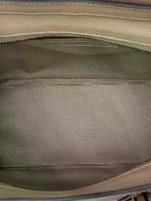 Celine 2011 Micro Leather Luggage Tote Bag