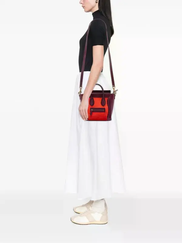 Celine Nano Luggage Satchel - Orange