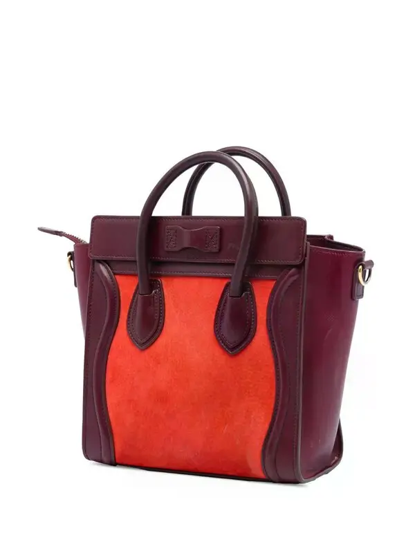 Celine Nano Luggage Satchel - Orange