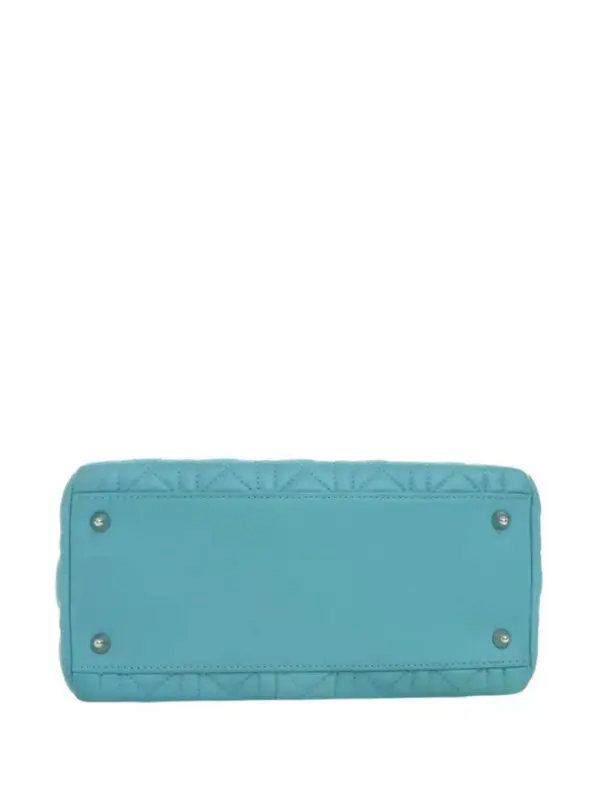 Dior 2011 Medium Lambskin Cannage Lady Satchel