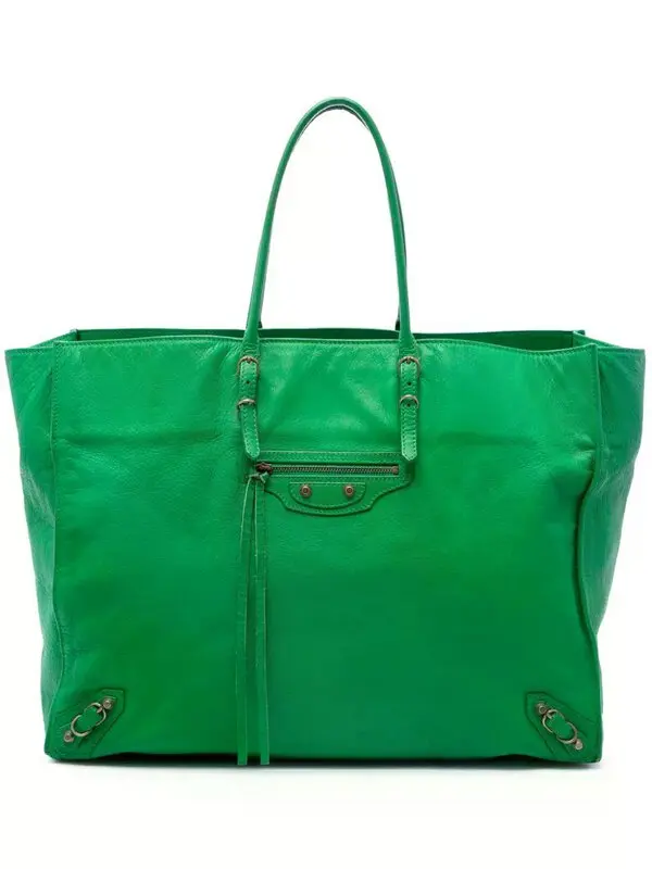 Balenciaga 2018-2026 Leather Papier A4 Tote Bag