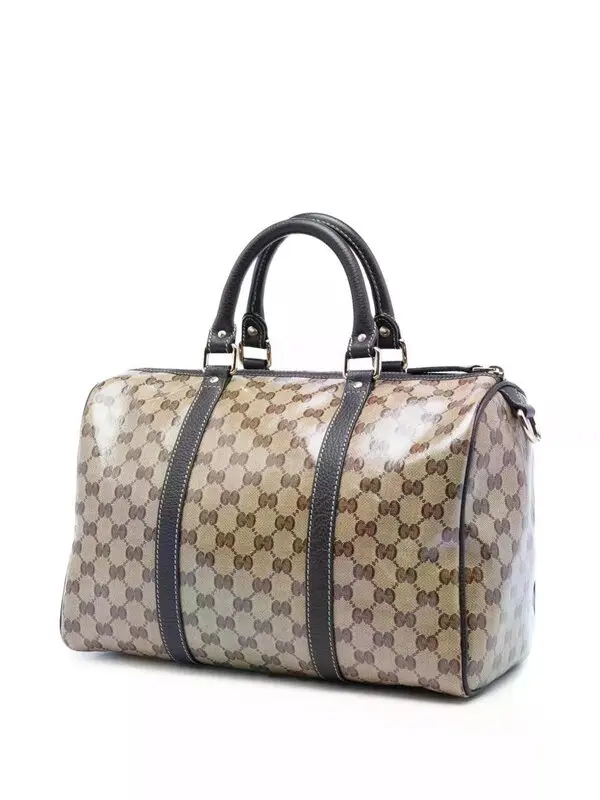 Gucci 2016-2026 Medium Gg Crystal Joy Boston Bag - Neutrals