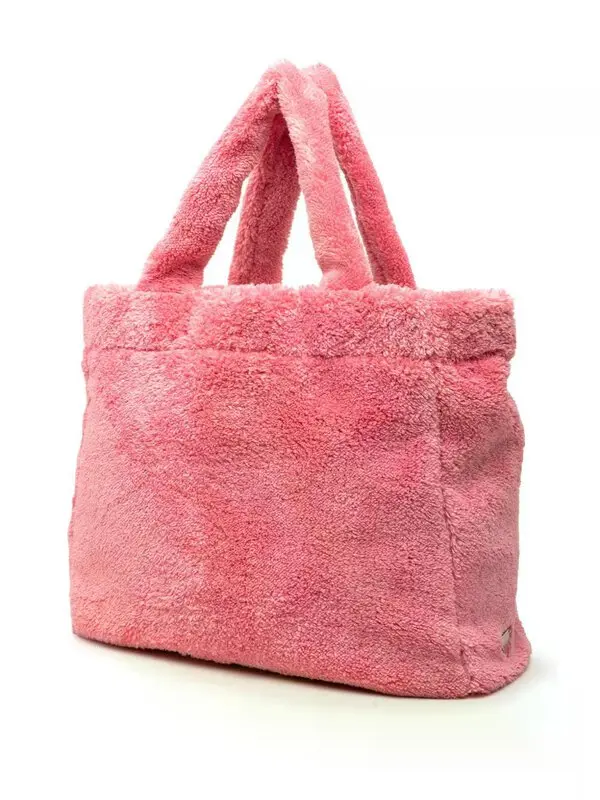 Prada 2013-2026 Spugna Terry Cloth Logo Tote Bag