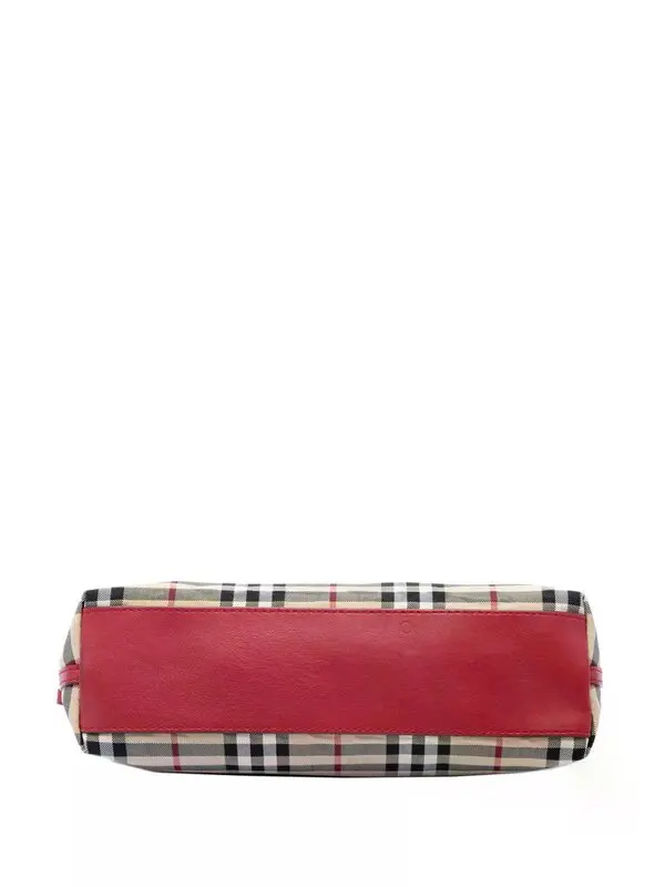 Burberry Haymarket Check Canvas Leah Crossbody Bag