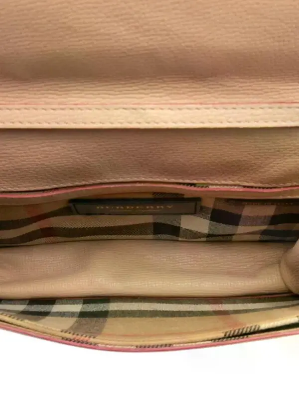 Burberry Leather Macken Crossbody Bag - Brown