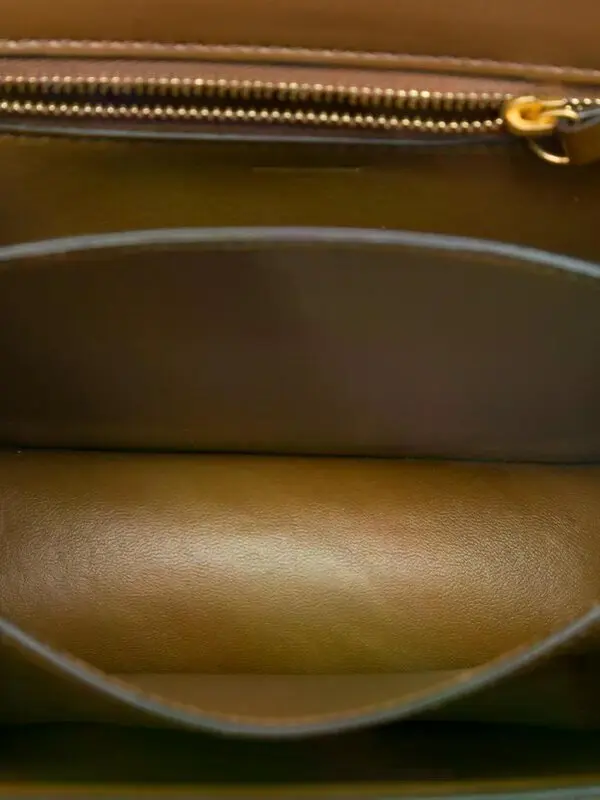 Celine Small Calfskin Classic Box Crossbody Bag - Brown