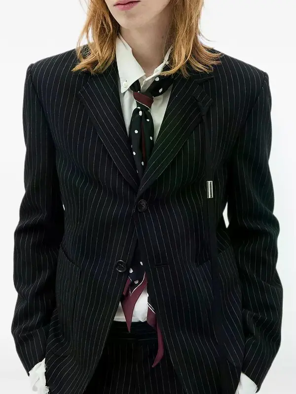 ANN DEMEULEMEESTER Rami Pinstripe-pattern Blazer