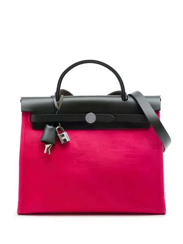 Hermès 2017 Toile Herbag Zip 31 Satchel