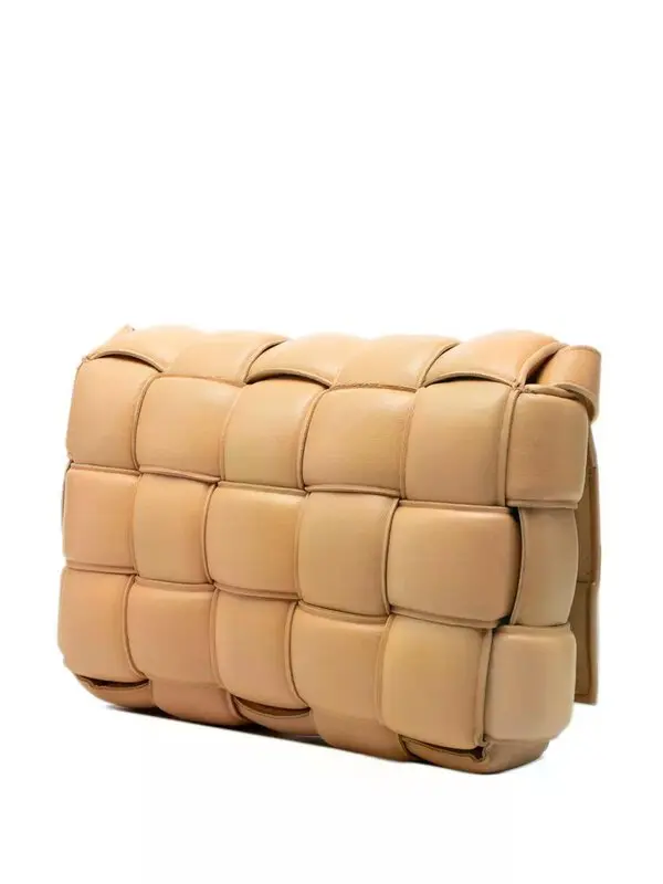 Bottega Veneta Nappa Intrecciato Padded Cassette Crossbody Bag - Brown
