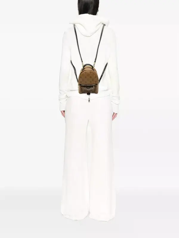 LOUIS VUITTON Monogram Reverse Mini Palm Springs Backpack - Brown