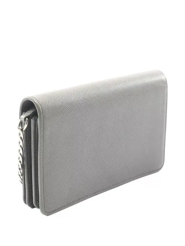 Prada 2013-2019 Saffiano Wallet On Strap Crossbody Bag