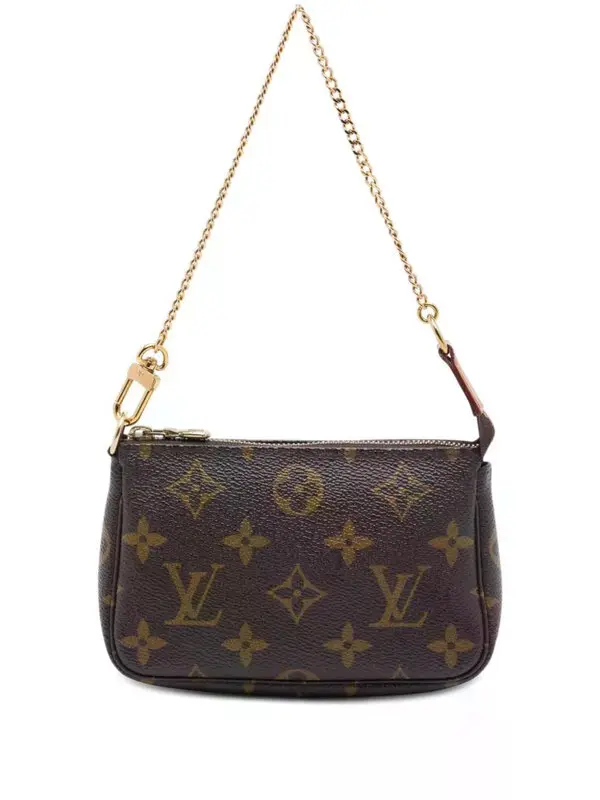 LOUIS VUITTON 2018 Monogram Mini Pochette Accessoires Handbag