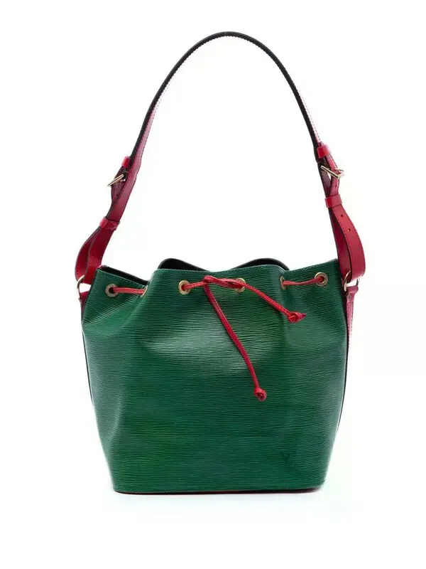 LOUIS VUITTON 1990-2010 Epi Petit Bicolor Noe Bucket Bag