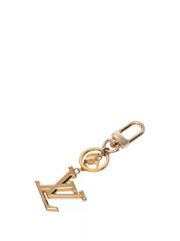LOUIS VUITTON 2013 Plated Facettes Bag Charm And Holder Key Chain - Gold
